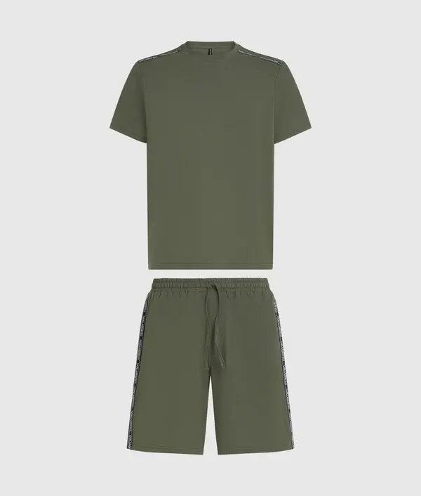 Karl Lagerfeld Logo Tape Pajama Set