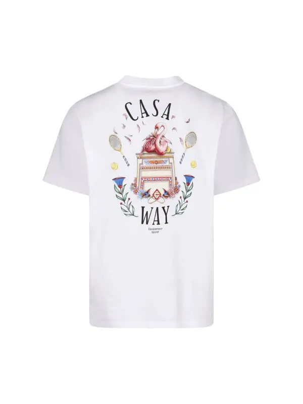 Casablanca T-shirt "casa Way - White