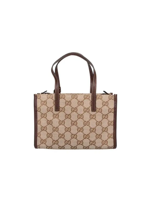 Gucci Small Gg Tote Bag - Beige
