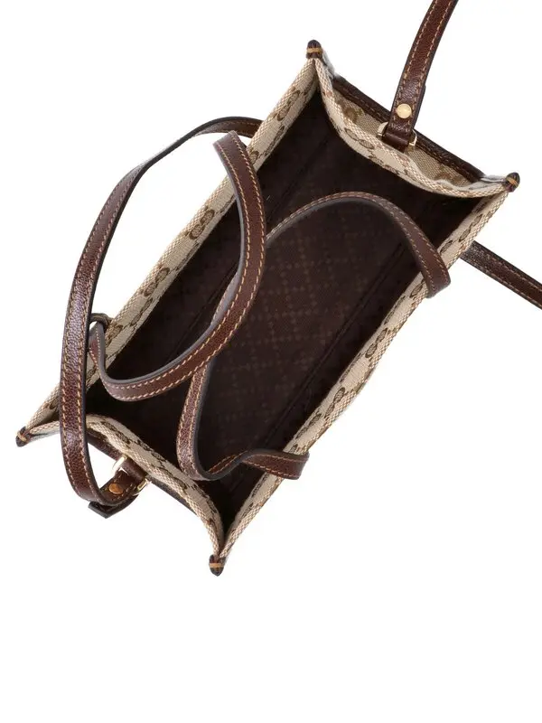 Gucci Small Gg Tote Bag - Beige