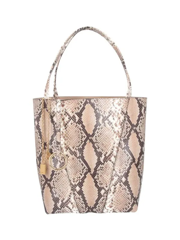 Chloé Animalier Tote Bag - Beige