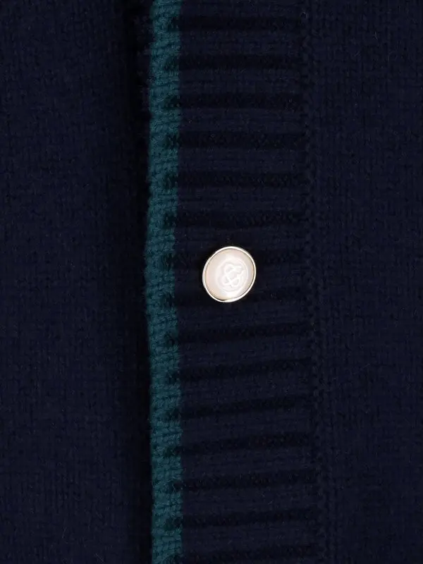 Casablanca Cardigan "hotel Emblem