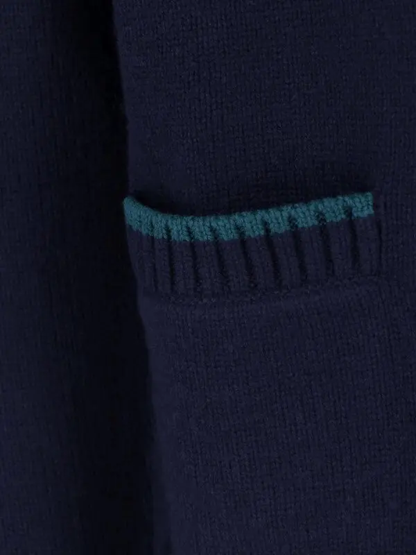 Casablanca Cardigan "hotel Emblem