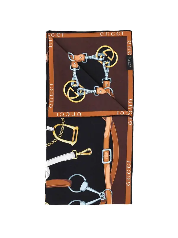 Gucci Printed Silk Scarf