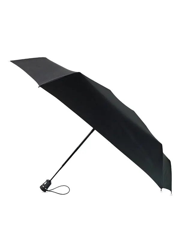TOTES Titan Auto Open & Close Folding Umbrella - Black