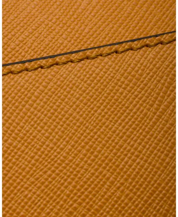 Prada Saffiano Leather Pouch - Orange