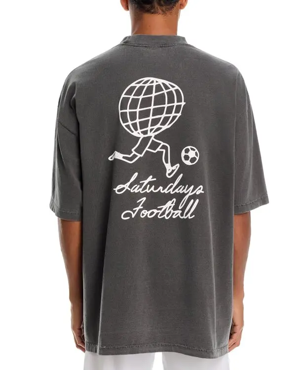 SATURDAYS FOOTBALL Worldwide Graphic Tee