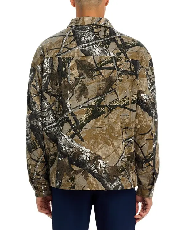 SATURDAYS FOOTBALL Chainstitch Camouflage Jacket