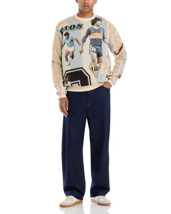 SATURDAYS FOOTBALL Dios" Knit Sweater