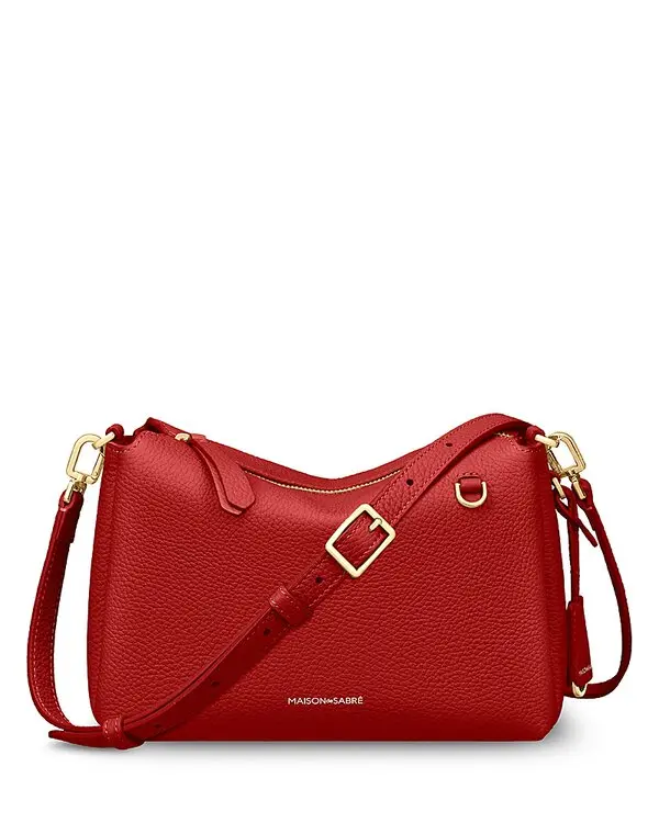 MAISON DE SABRE The Soft Trio Crossbody Bag - Brick Red