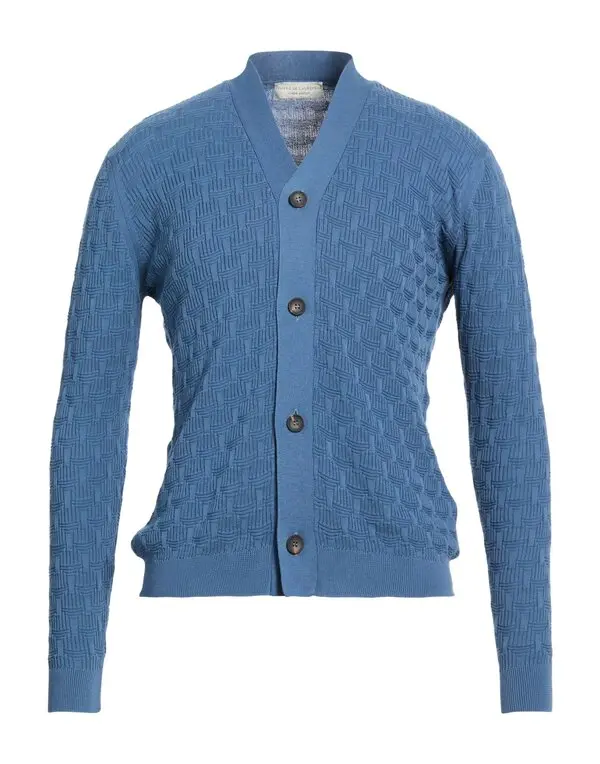 FILIPPO DE LAURENTIIS Slate Cotton Cardigan