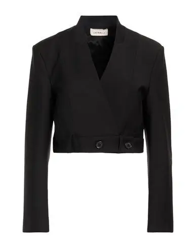 MEIMEIJ Blazer Size Polyester, Wool, Elastane - Black