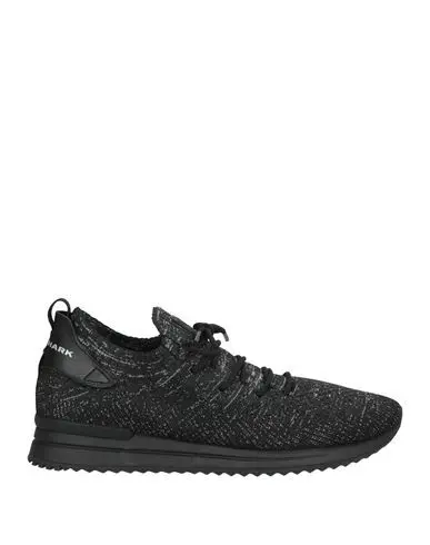 Paul & Shark Midnight Textile Fiber And Leather Low-top Sneakers - Black