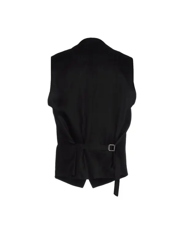 Hugo Boss Tailored Vest In Virgin Wool Blend
