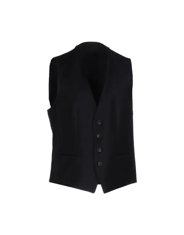 Hugo Boss Tailored Vest Size Virgin Wool, Polyester, Elastolefin - Blue
