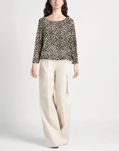 ALESSIA SANTI Viscose Crepe Multicolor Long Sleeve Top