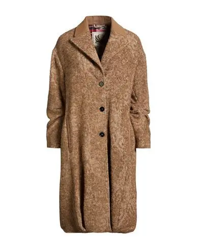 High Single-breasted Coat - Beige