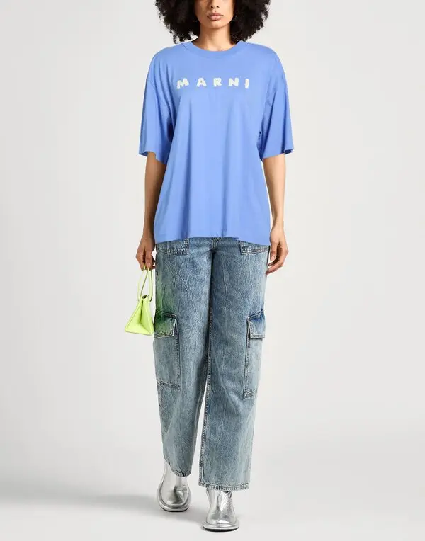 Marni Cotton T-shirt - Blue
