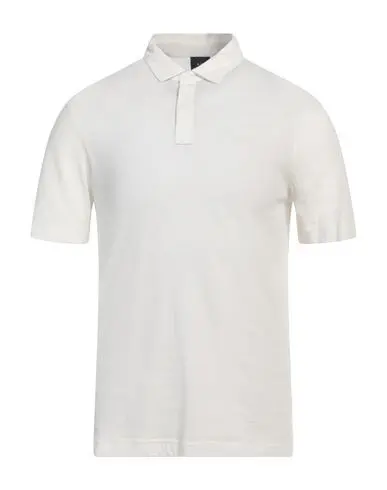 Armani Exchange Polo Shirt Size Linen, Cotton - Ivory