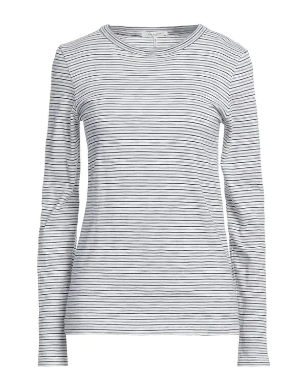 Rag & Bone Pima Cotton Long Sleeve Striped T-shirt