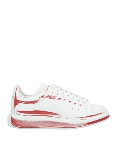 Alexander McQueen Soft Leather Sneakers - Red