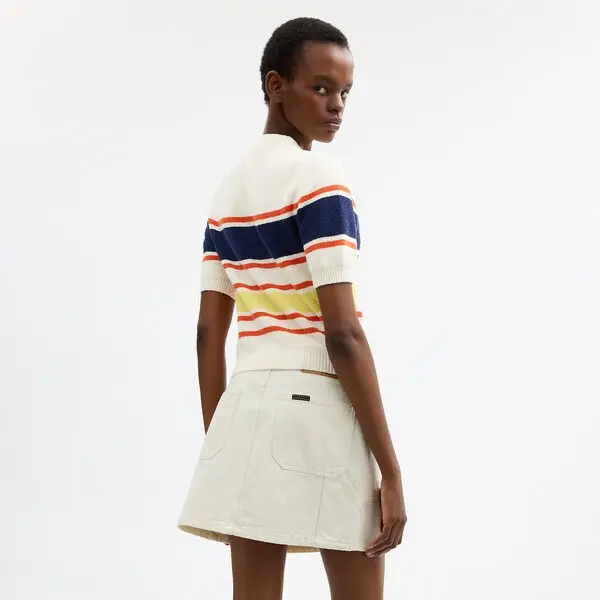 COACH X Brain Dead Striped Knit Top