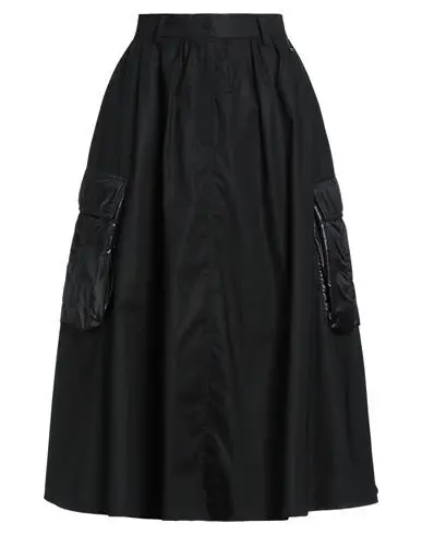 Herno Midi Skirt Size Cotton, Elastane, Polyamide, Polyester - Black