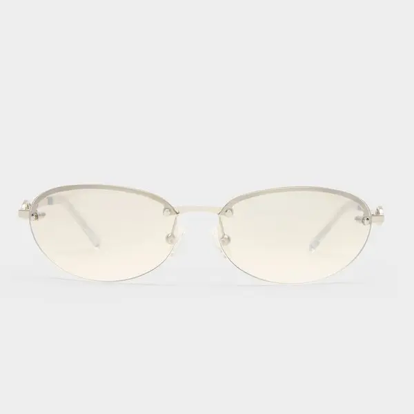 Le Specs Slinky | Flash Tint - Silver