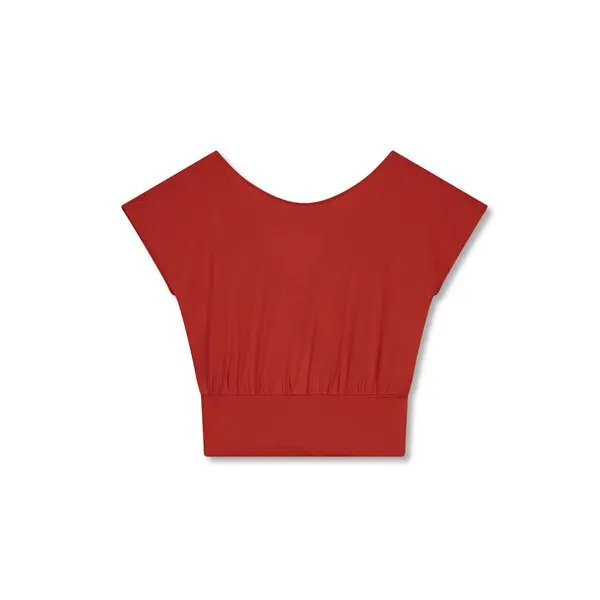 MARIANNE BY MARIE JORDANE Juno Organic Cotton Tee - Red