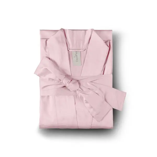 DECOFLUX HOME Kimono Primrose Cotton Dressing Gown - Pink