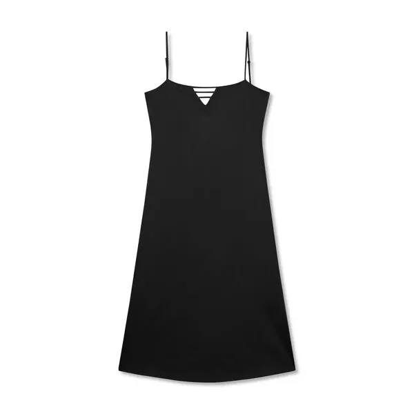 MARIANNE BY MARIE JORDANE Karma Open-back Midi Dress - Black