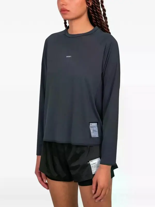 Satisfy Long-sleeve T-shirt With Chest And Rear Logo Print