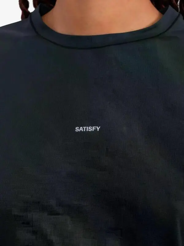 Satisfy Long-sleeve T-shirt With Chest And Rear Logo Print