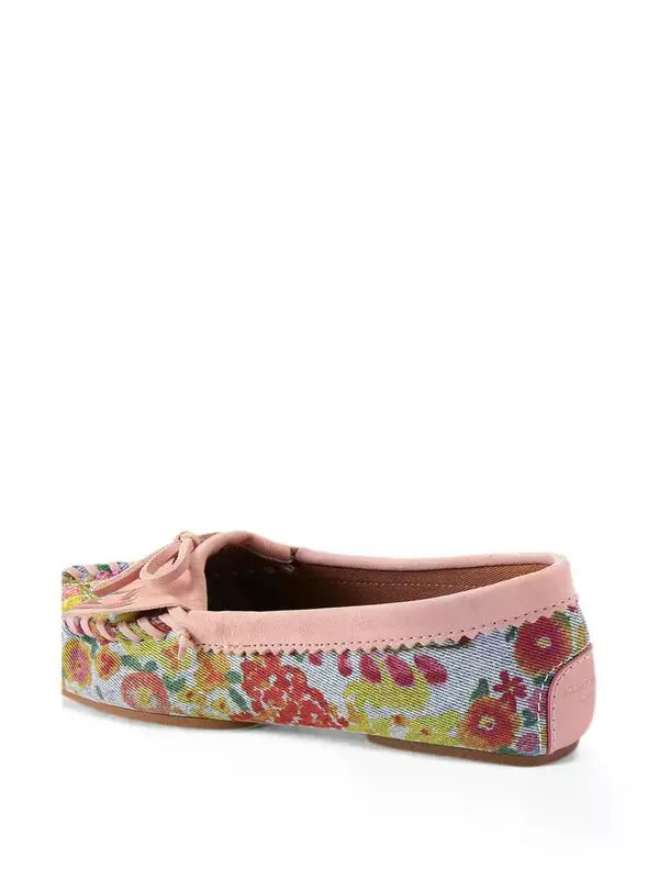 Kurt Geiger Beaded Floral Moccasins
