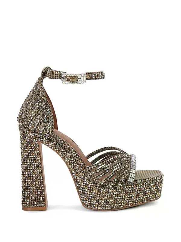 Kurt Geiger Crystal Embellished Platform Sandals