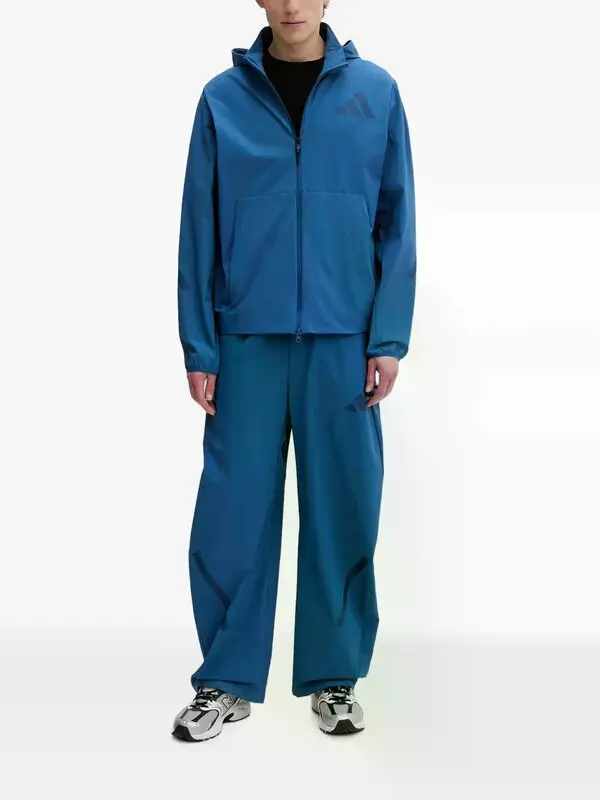 Adidas Z.n.e. Logo-print Zip-up Hoodie