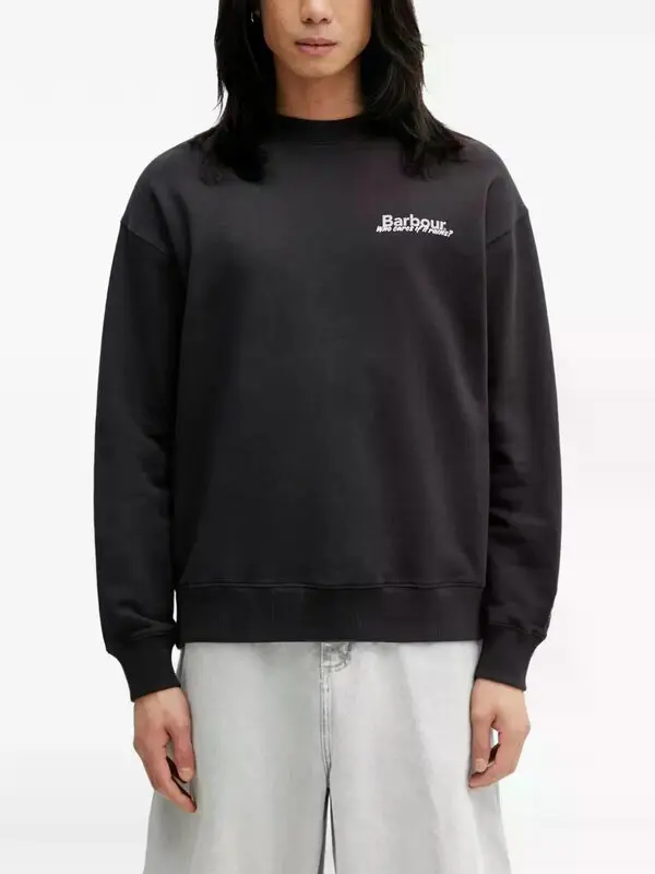 Barbour Logo Print Water-resistant Sweatshirt