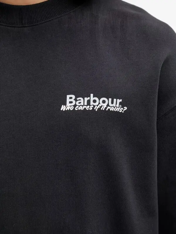 Barbour Logo Print Water-resistant Sweatshirt