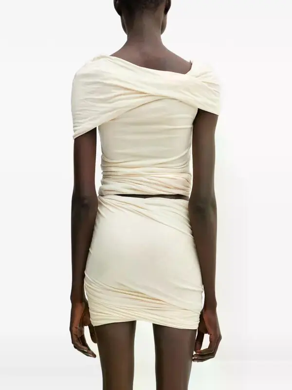 Rick Owens Draped Off-shoulder Top