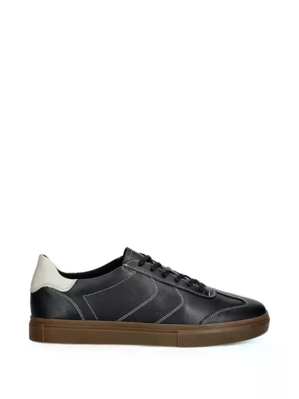 VAGABOND SHOEMAKERS Cody Contrast-stitch Leather Sneakers - Black
