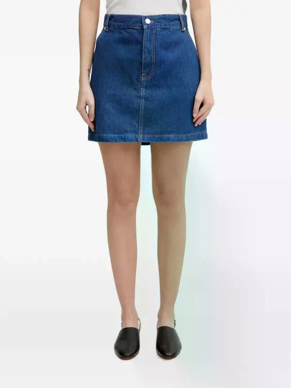 Maison Kitsuné Logo Patch Mini Skirt
