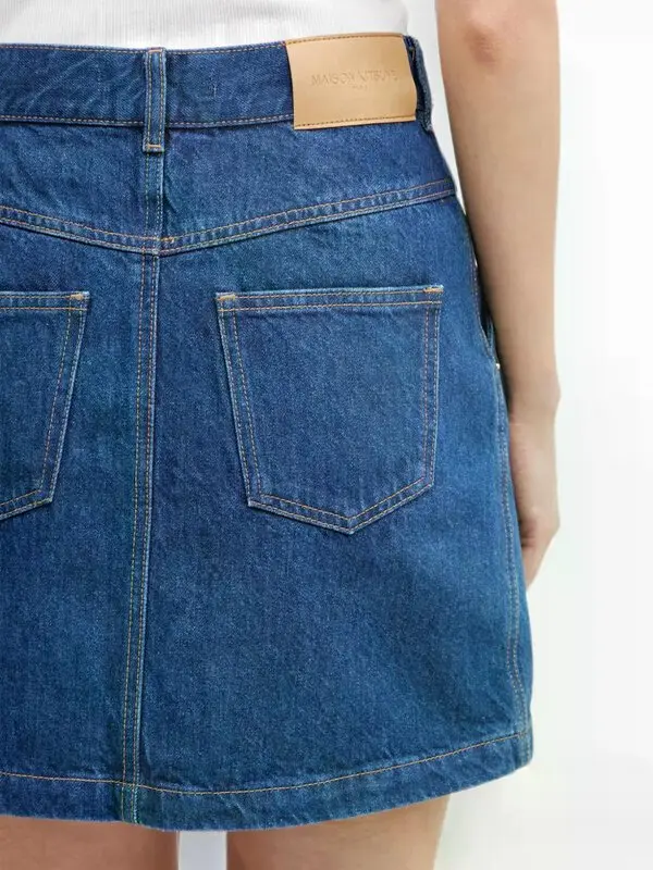 Maison Kitsuné Logo Patch Mini Skirt