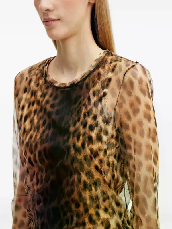 Sportmax Leopard-print Maxi Dress