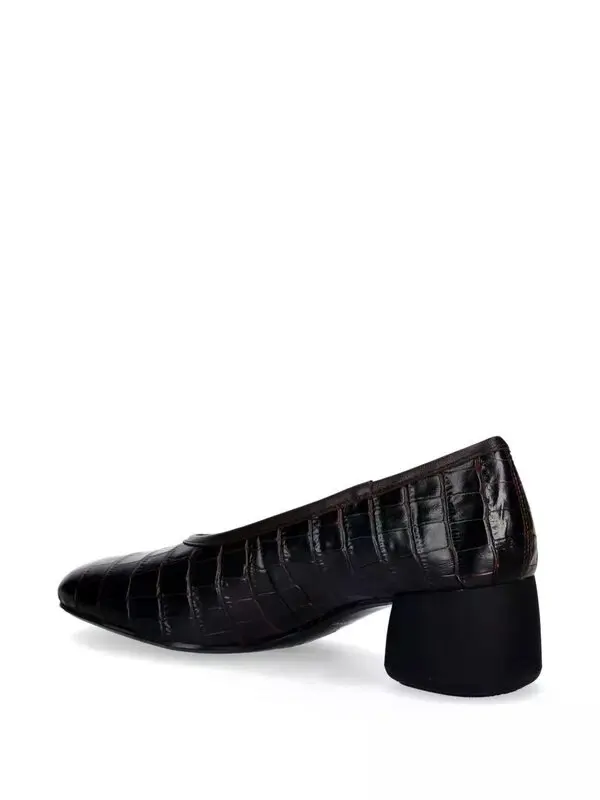 VAGABOND SHOEMAKERS Livia Croc-effect Block-heel Pumps