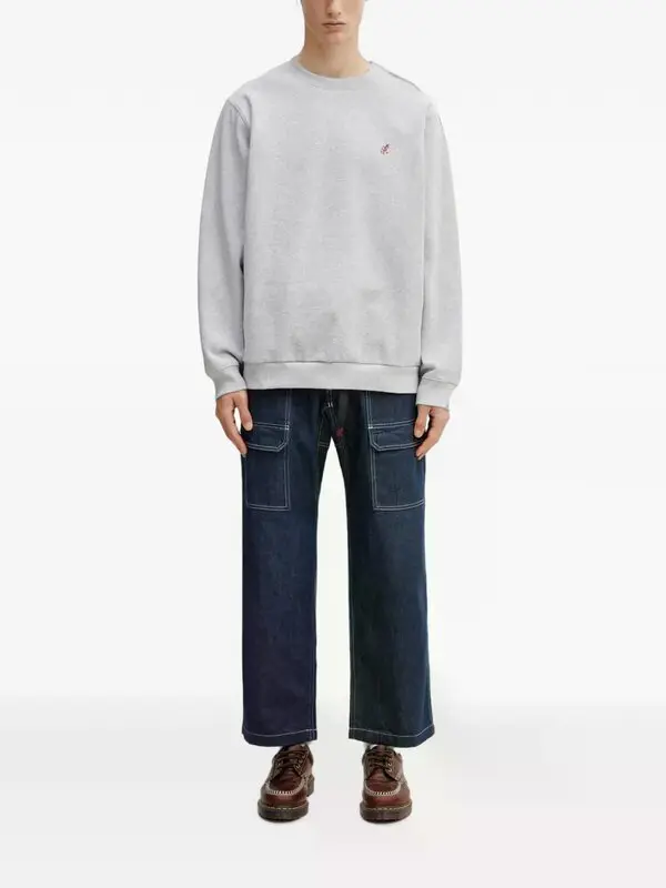 Gramicci Logo-embroidered Crew-neck Sweater