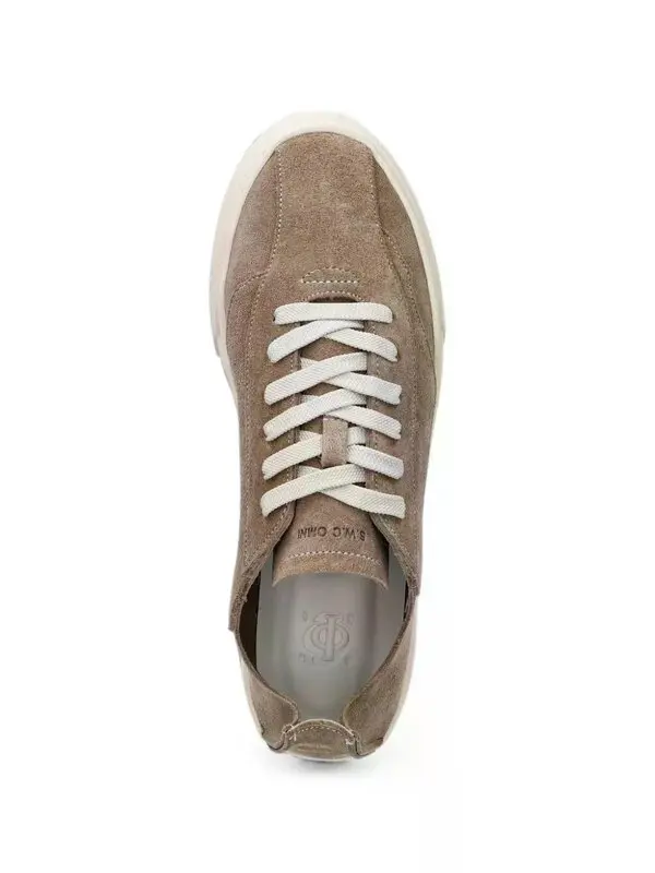 S.W.C STEPNEY WORKERS CLUB Reverse Suede Panelled Sneakers