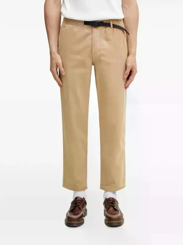 Gramicci Belted Straight-leg Trousers - Neutrals