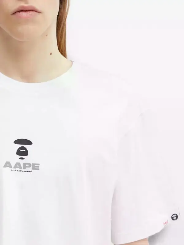 AAPE BY *A BATHING APE Logo-print Cotton T-shirt
