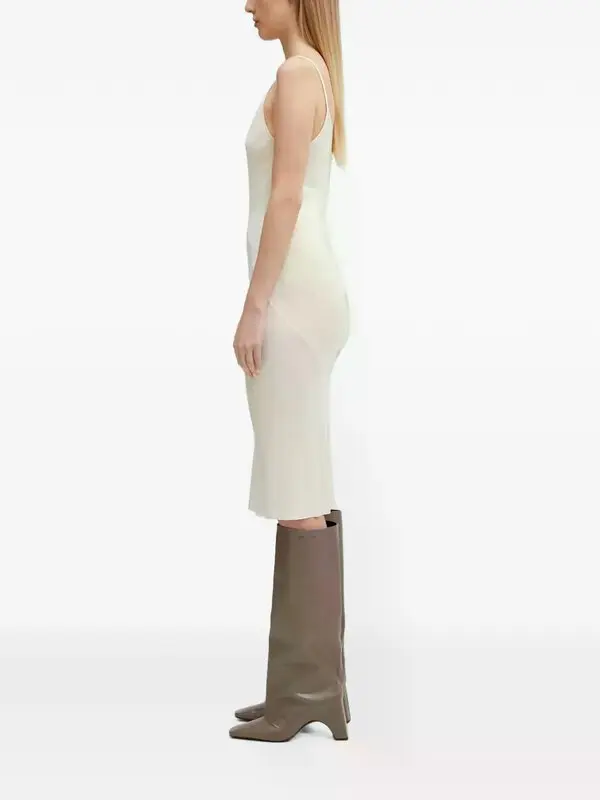 Rick Owens V-neck Midi Dress
