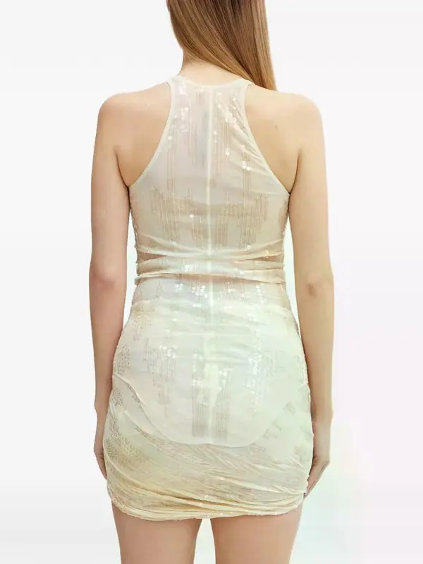 Rick Owens Sequin Embellished Semi-sheer Sleeveless Top